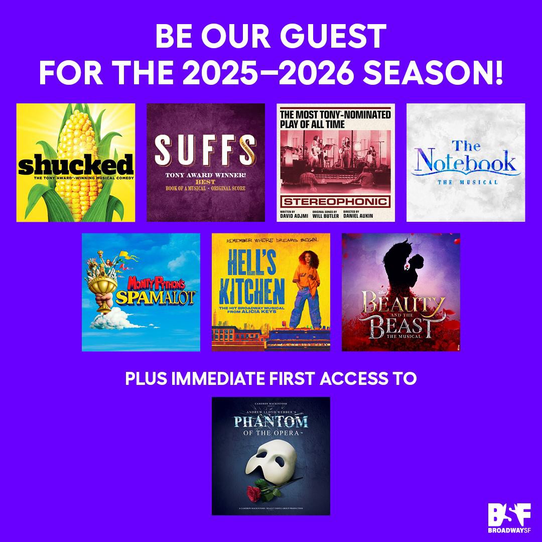 Broadway SF Announces 2025-26 Season